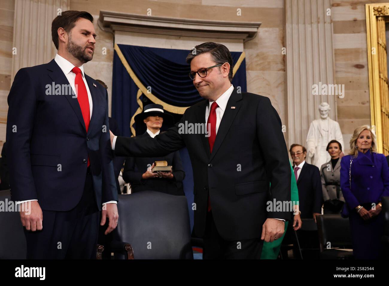 Washington, DC. 20th Jan, 2025. WASHINGTON, DC - JANUARY 20: Vice ...