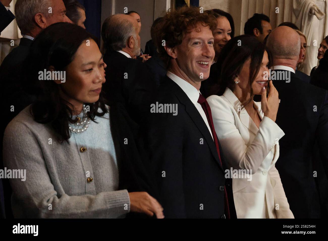 Washington, DC. 20th Jan, 2025. WASHINGTON, DC - JANUARY 20: (L-R ...