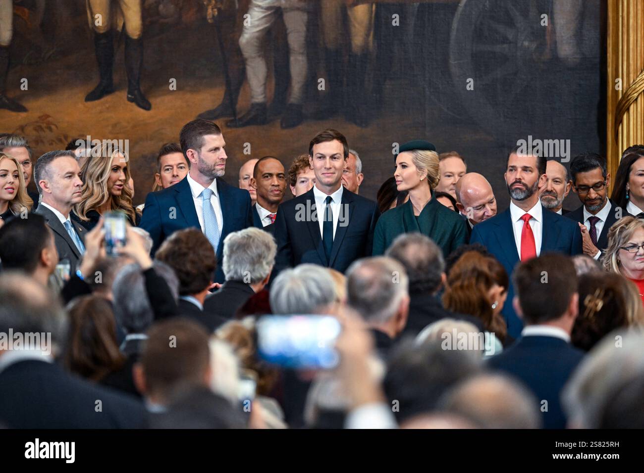 Washington, United States. 20th Jan, 2025. From left, Tiffany Trump ...