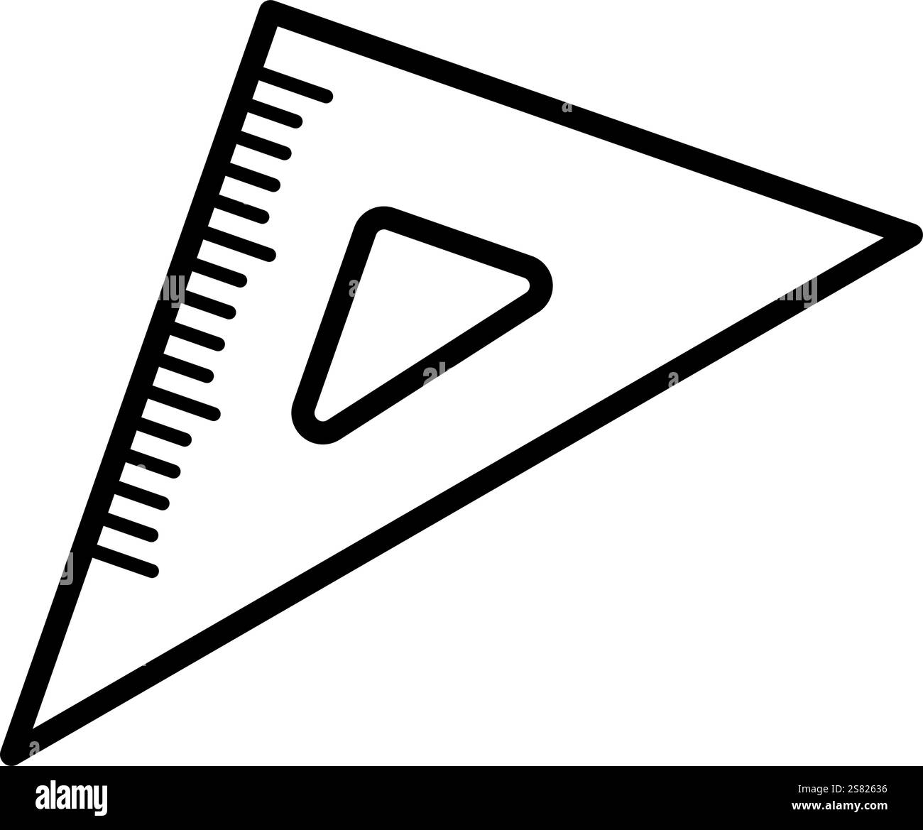 set square - vector icon Stock Vector Image & Art - Alamy