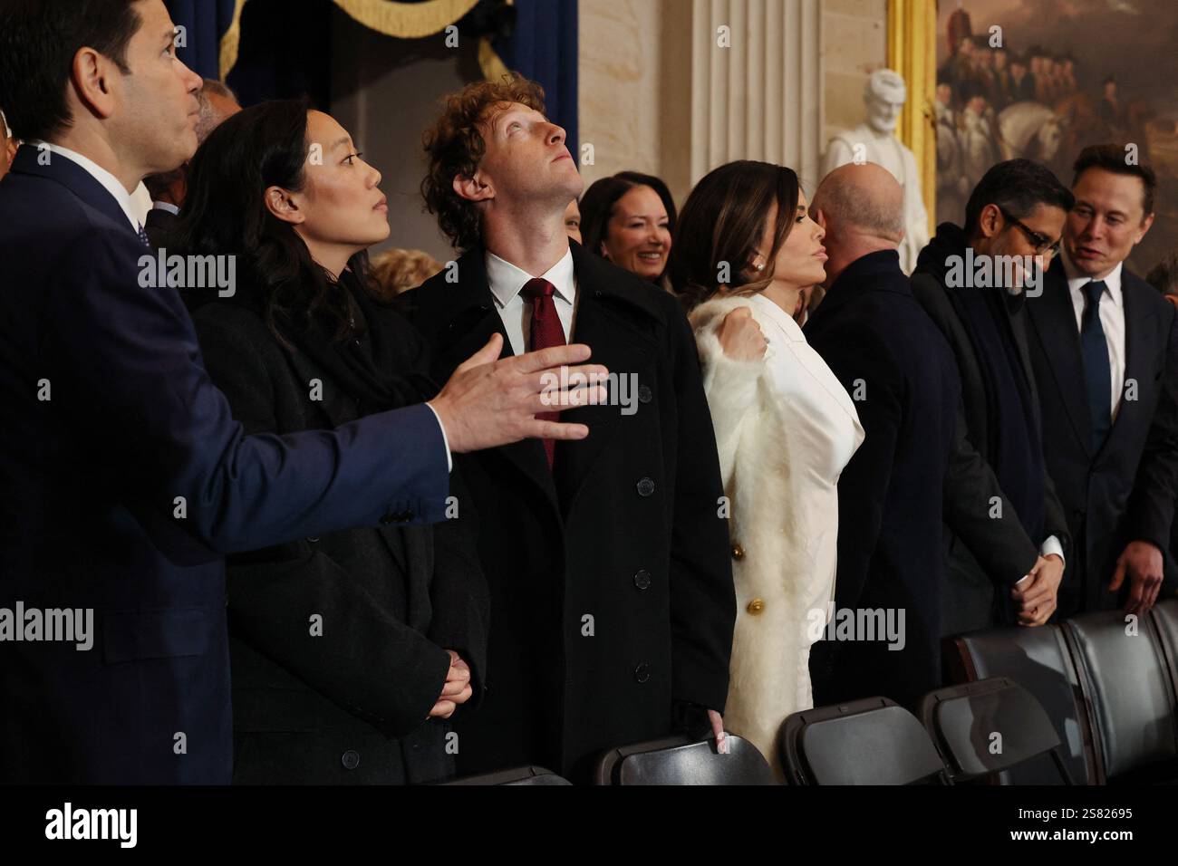 (L-R) Sen. Marco Rubio (R-FL), President-elect Donald Trump's nominee ...