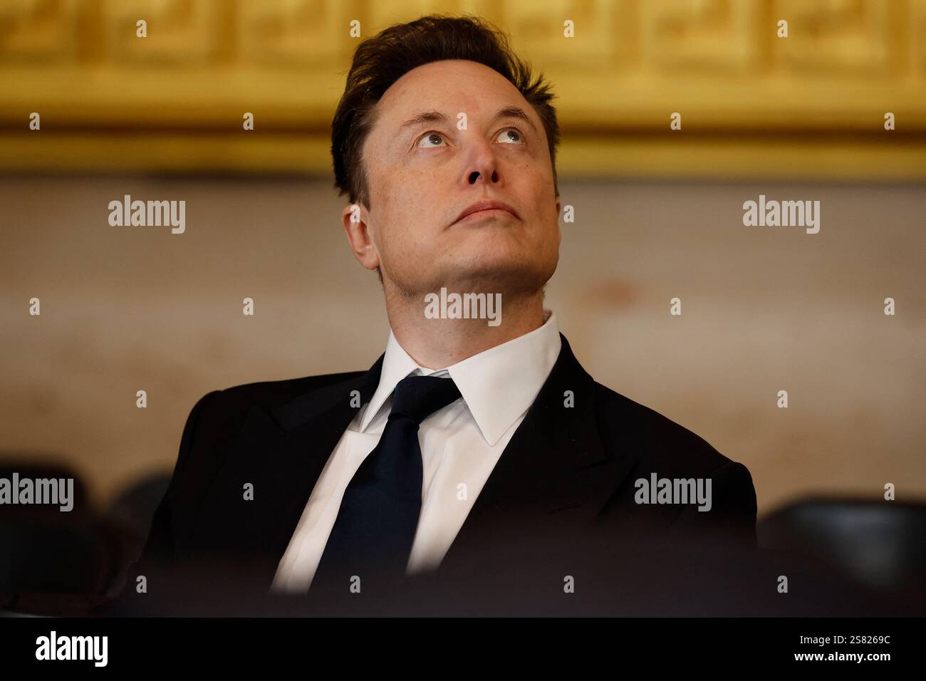 Washington, United States. 20th Jan, 2025. Telsa, SpaceX and X CEO Elon ...