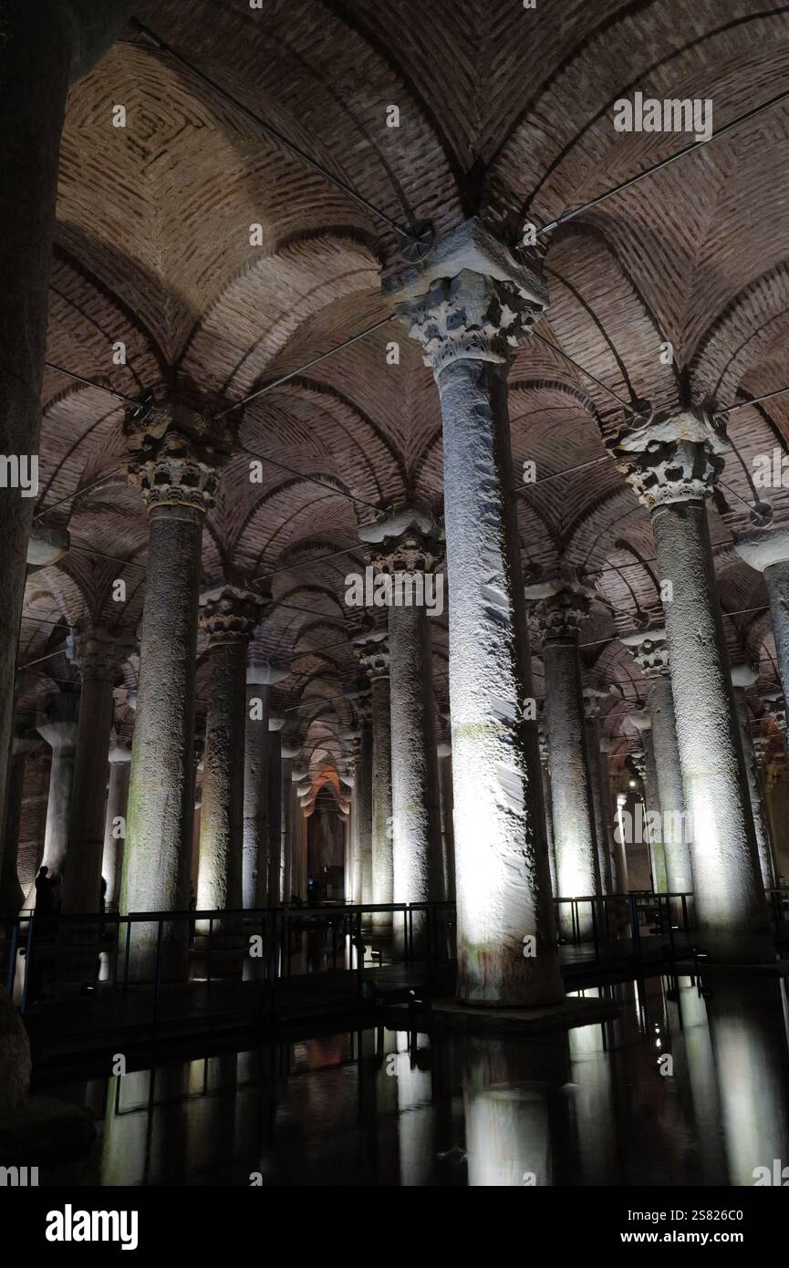 Basilica Cistern (Yerebatan Sarnıcı) an ancient underground water ...