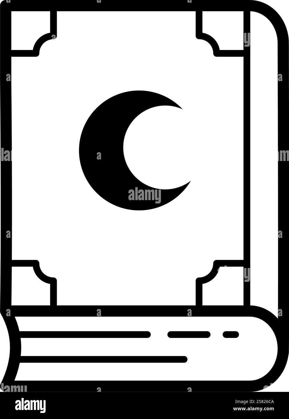 Religion line icon quran Cut Out Stock Images & Pictures - Alamy