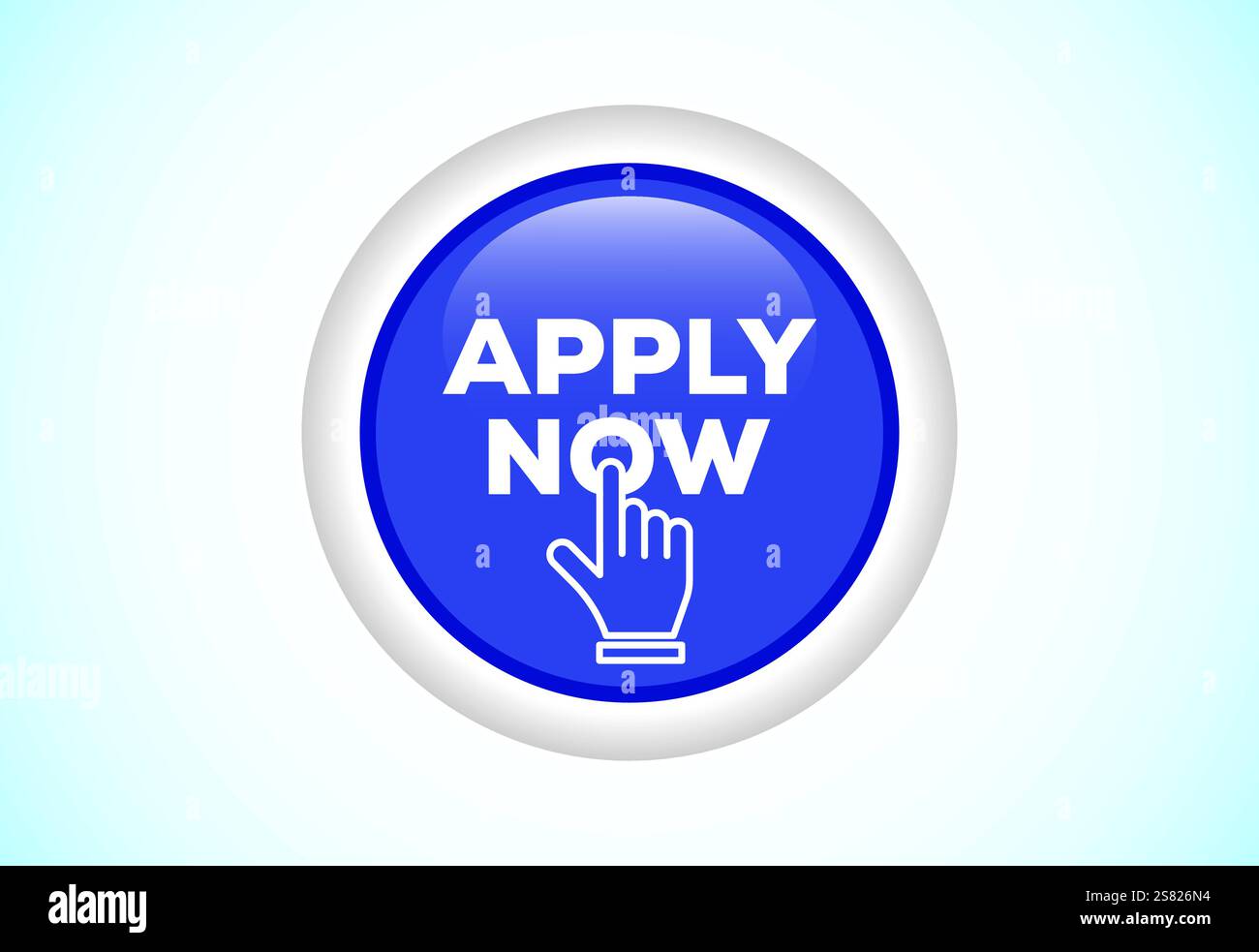 APPLY NOW button, Suitable for mobile app, and website UI design Stock ...