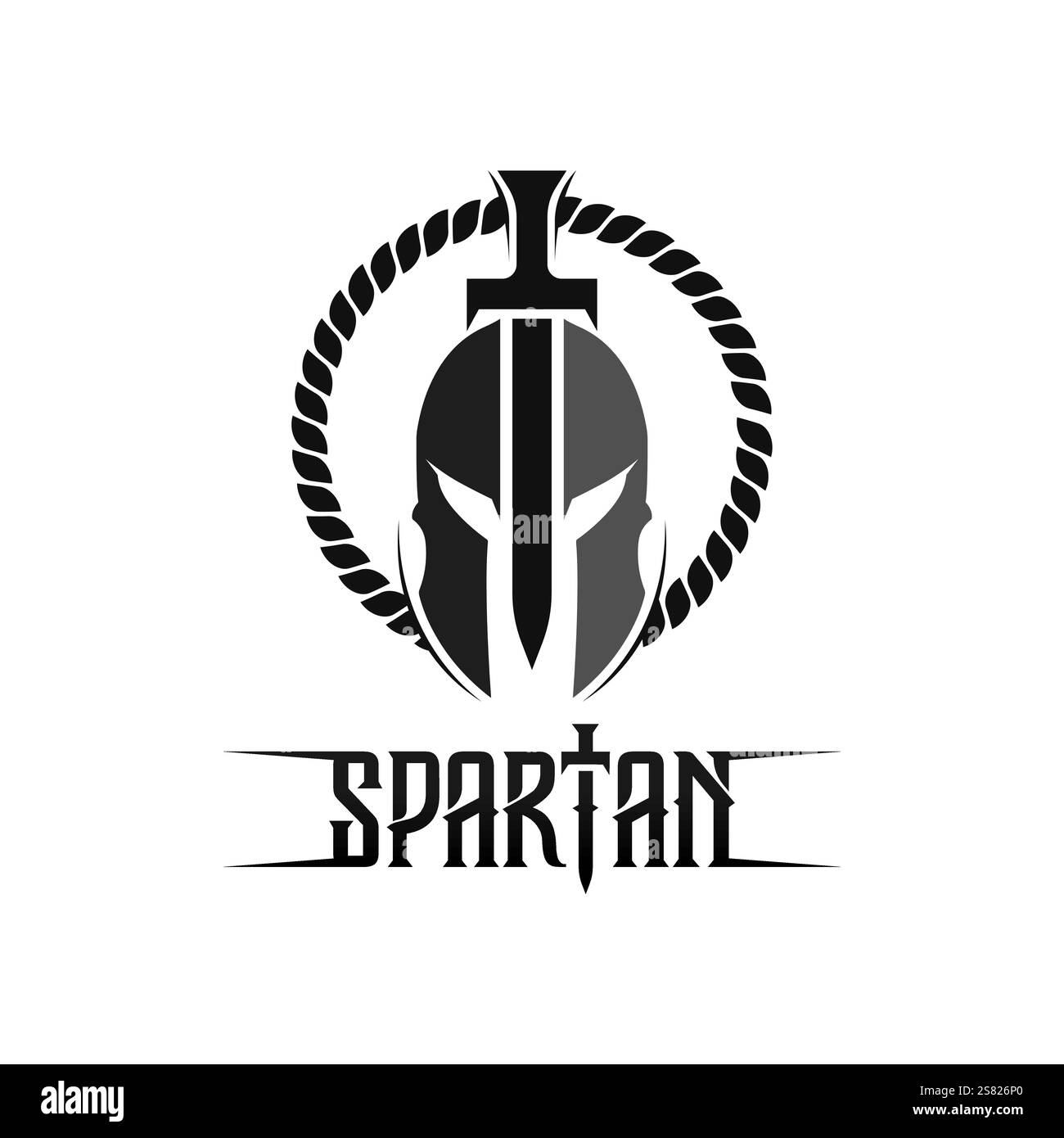 spartan and gladiator logo icon designs vector Stock Vector Image & Art ...