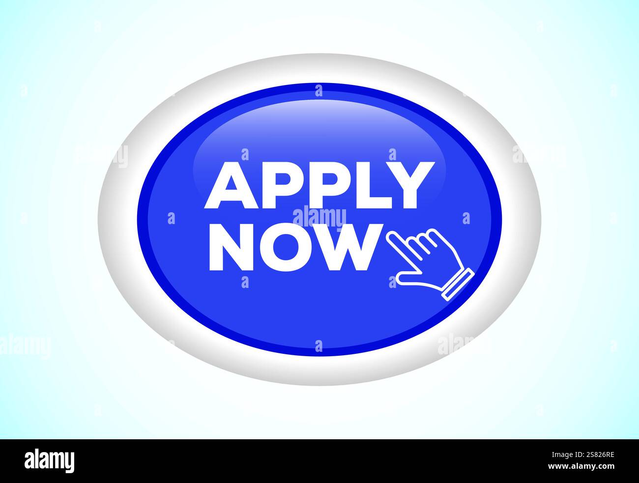 APPLY NOW button, Suitable for mobile app, and website UI design Stock ...
