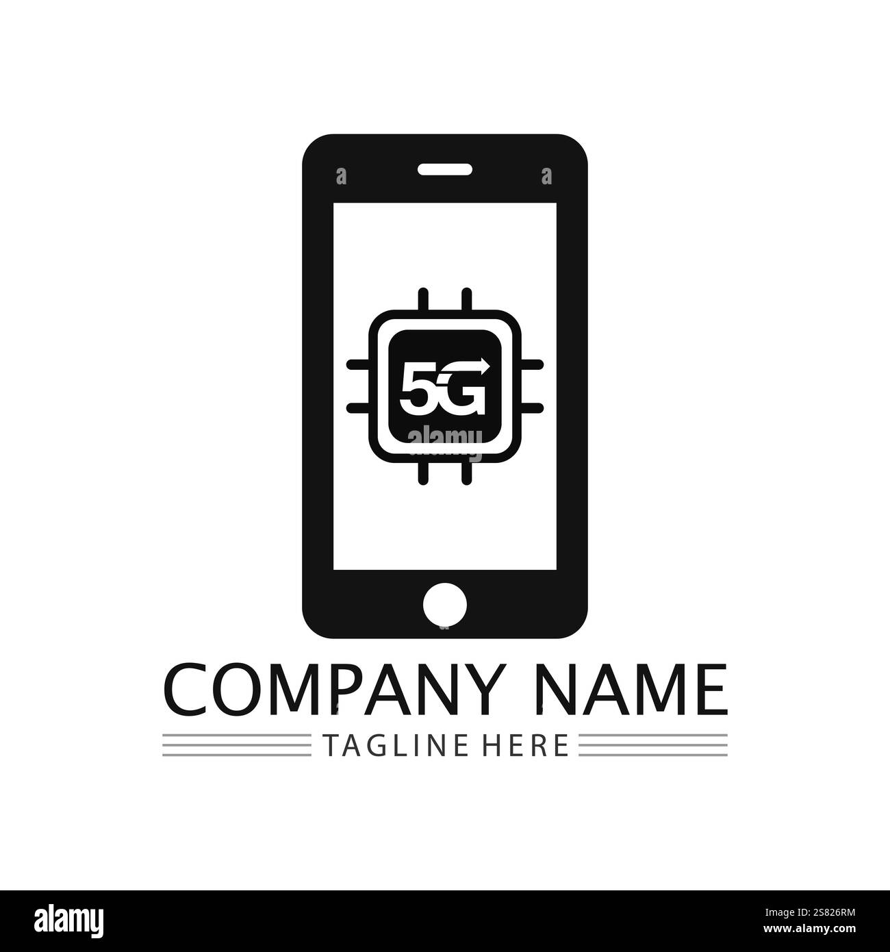 smart phone icon logo design and vector illustration Stock Vector Image ...