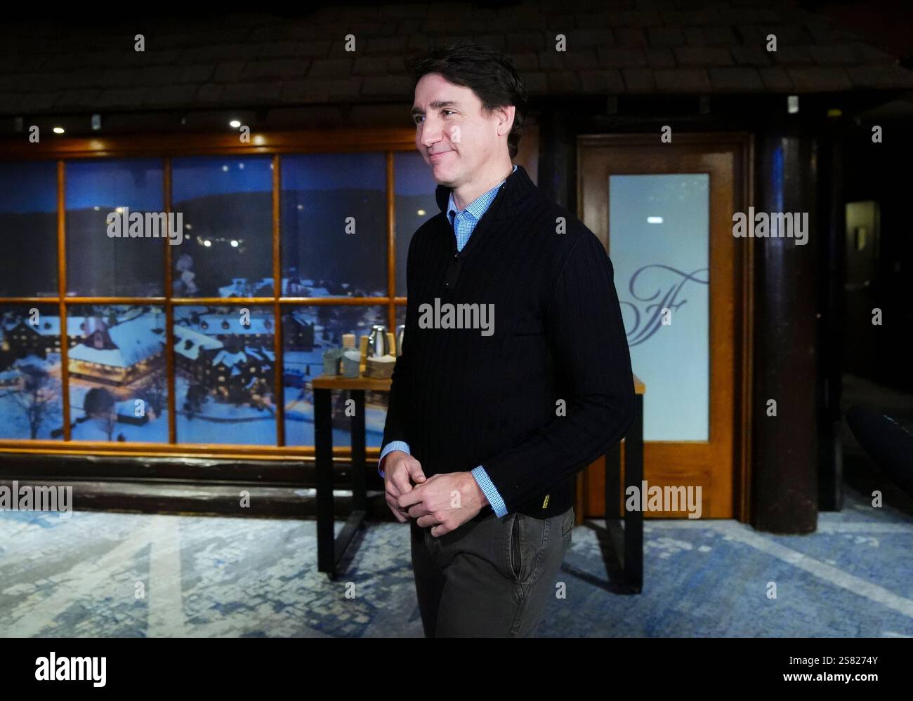 Montebello, Can. 20th Jan, 2025. Prime Minister Justin Trudeau is seen ...