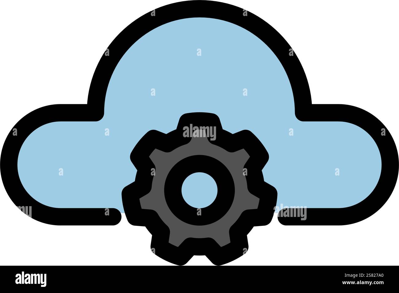 Cloud computing symbol - Cloud computing, cloud infrastructure, technology and network icon ...