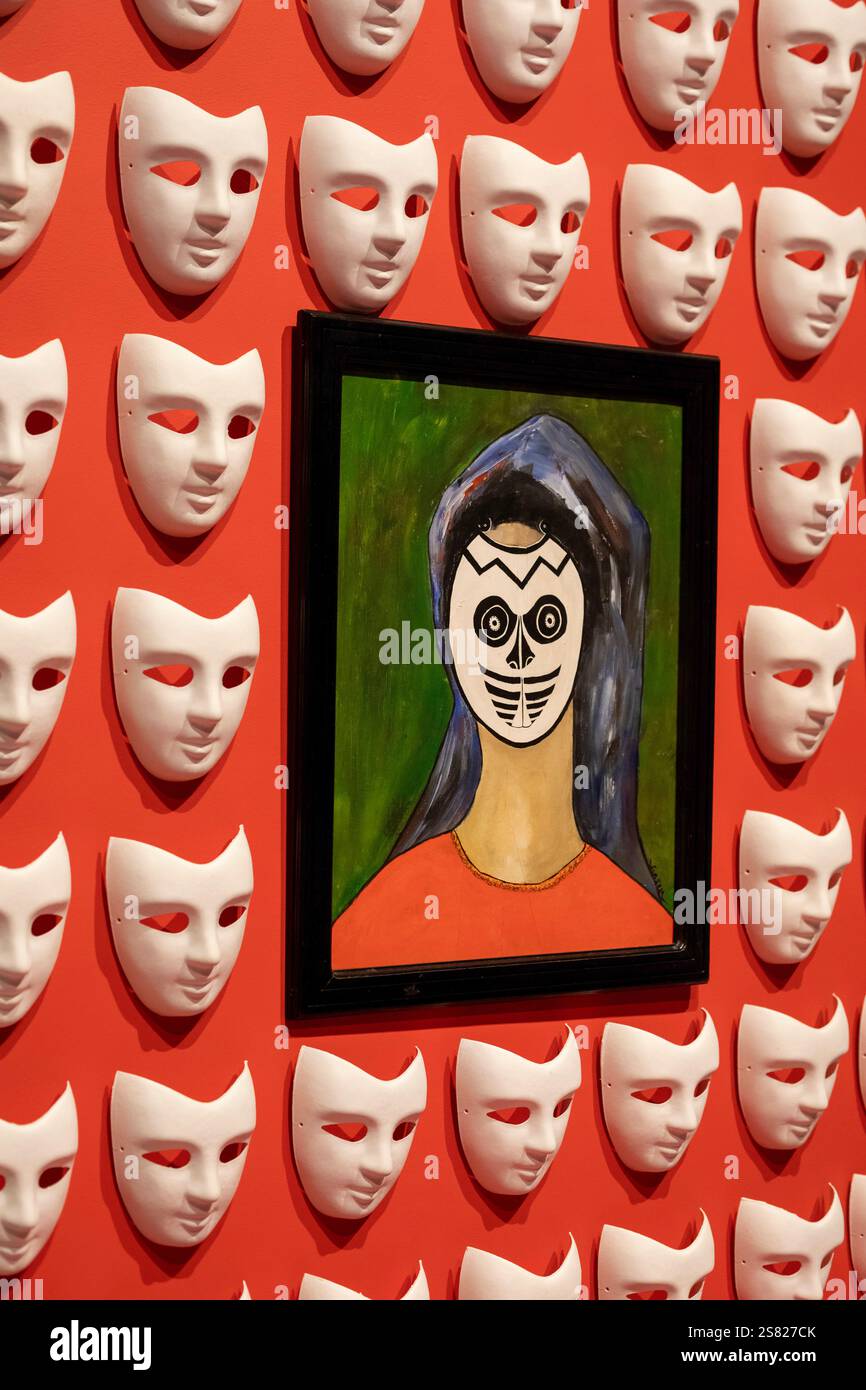 London, Ontario, Canada - Museum London. Datail of The Masks We Wear by ...