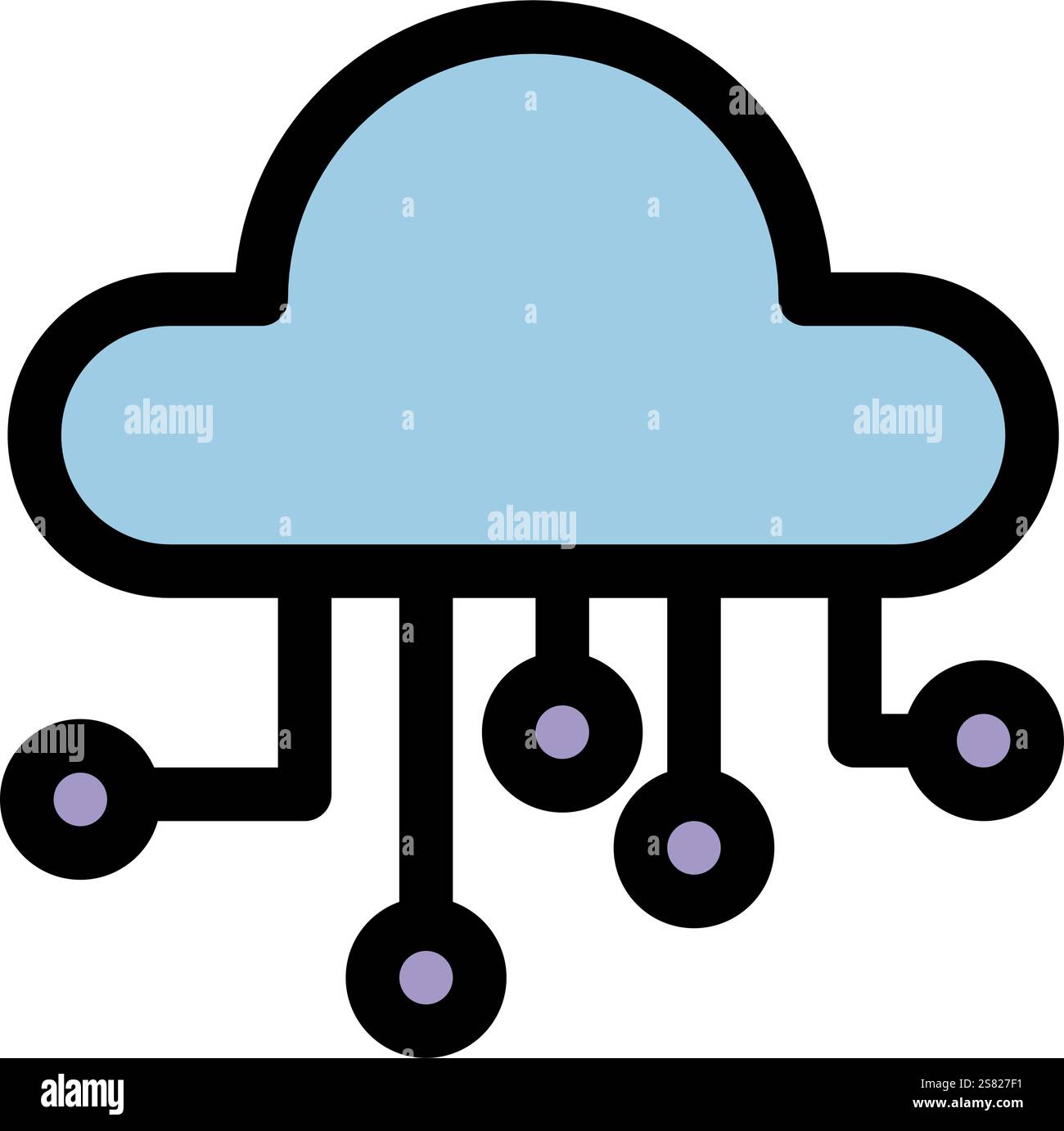 Cloud computing symbol - Cloud computing, cloud infrastructure ...