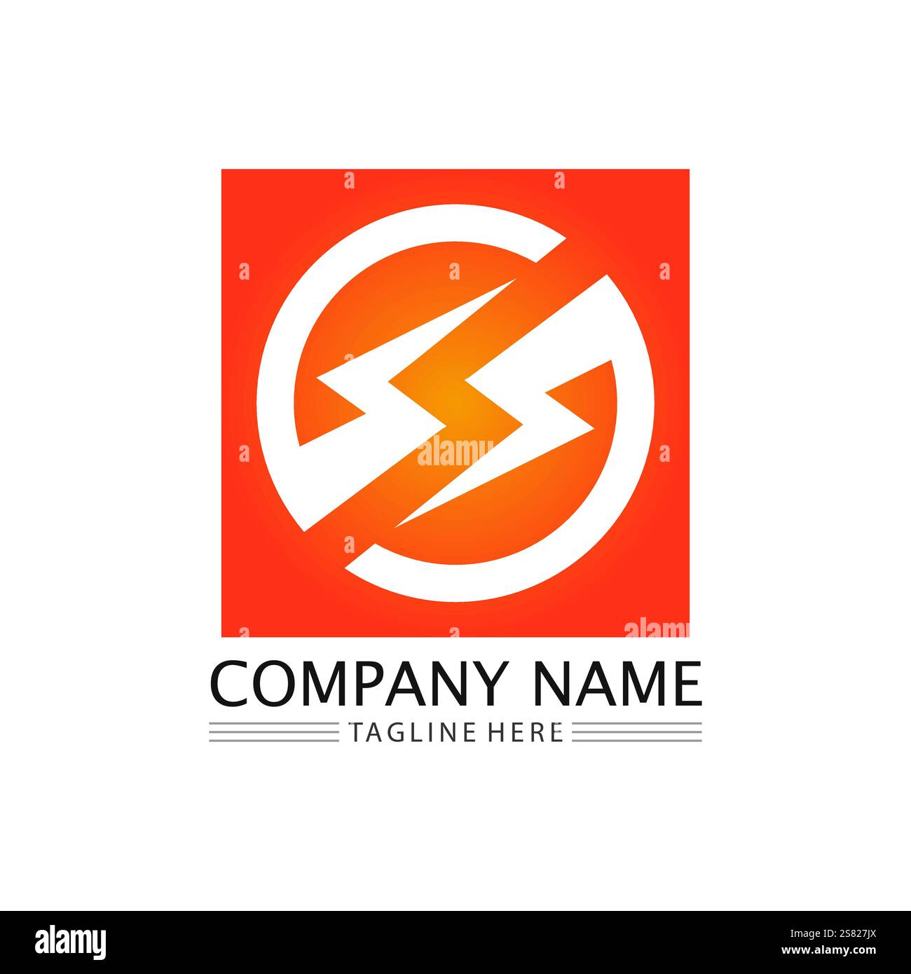 Flash Electric Logo Vector icon illustration design template. Bolt ...