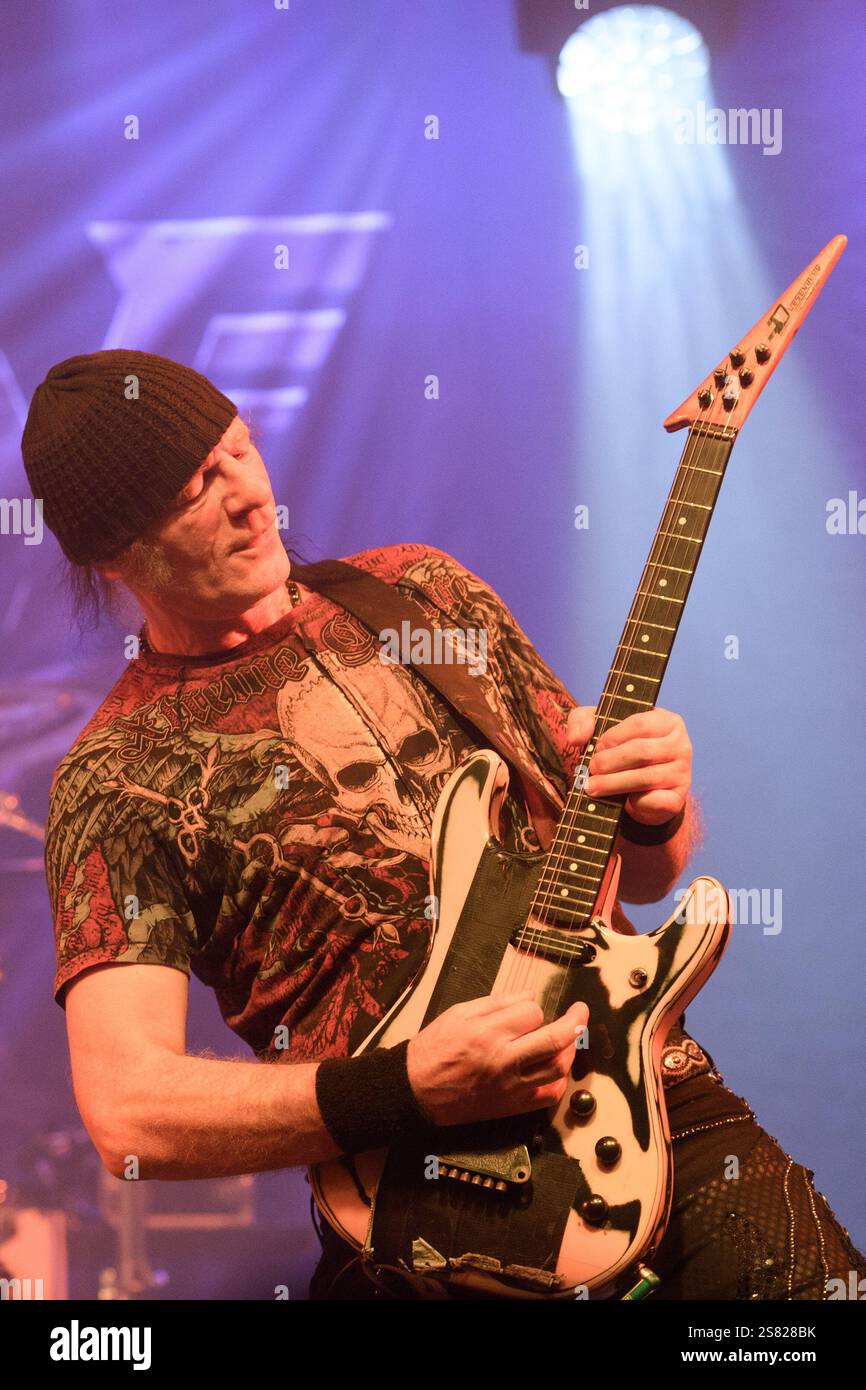 Munich, Germany, January 17th 2025: Herman Frank (Guitar) of Victory at ...