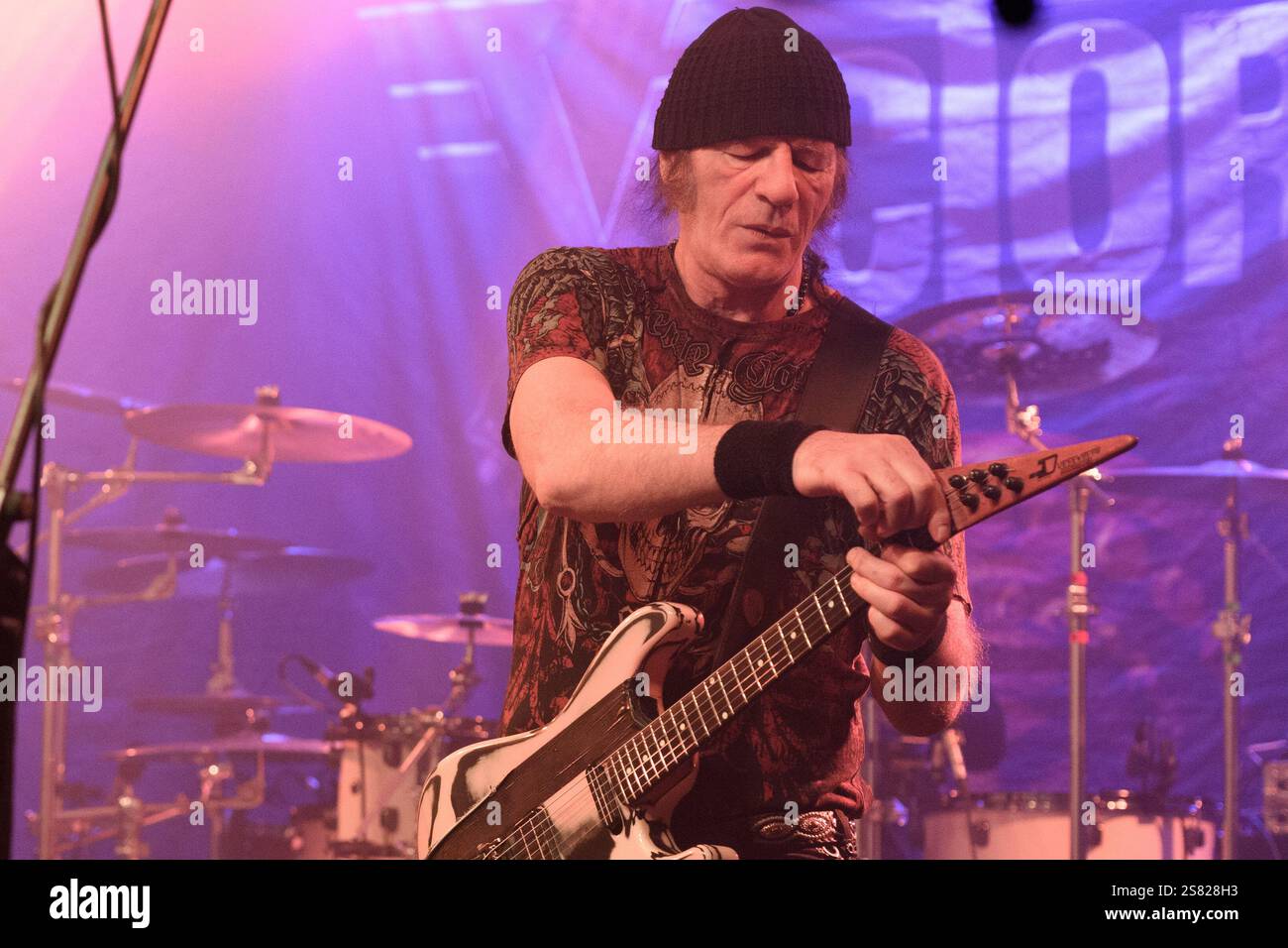 Munich, Germany, January 17th 2025: Herman Frank (Guitar) of Victory at ...