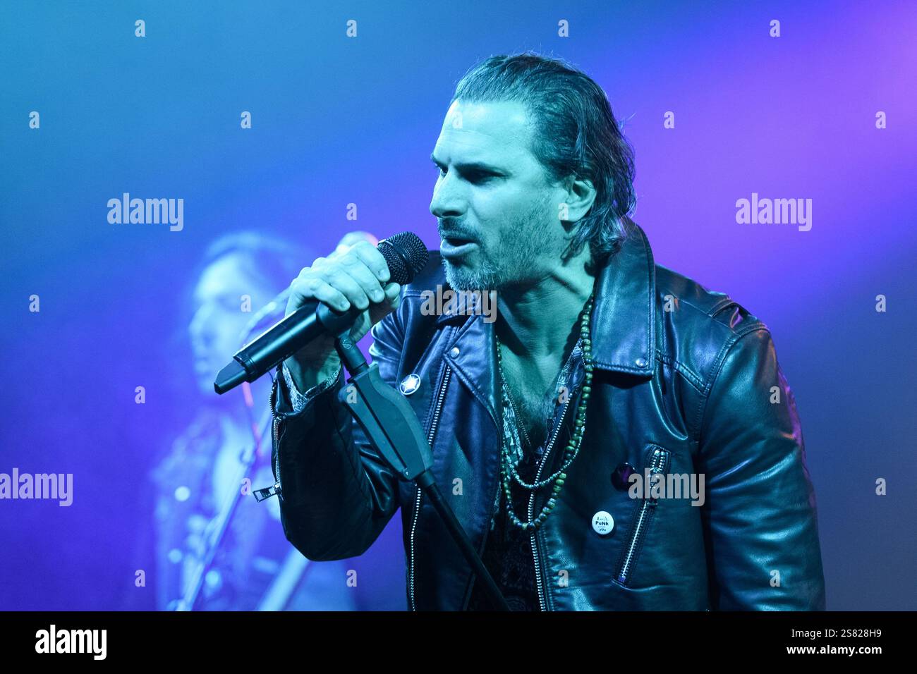 Munich, Germany, January 17th 2025: Gianni Pontillo (Vocals) of Victory ...