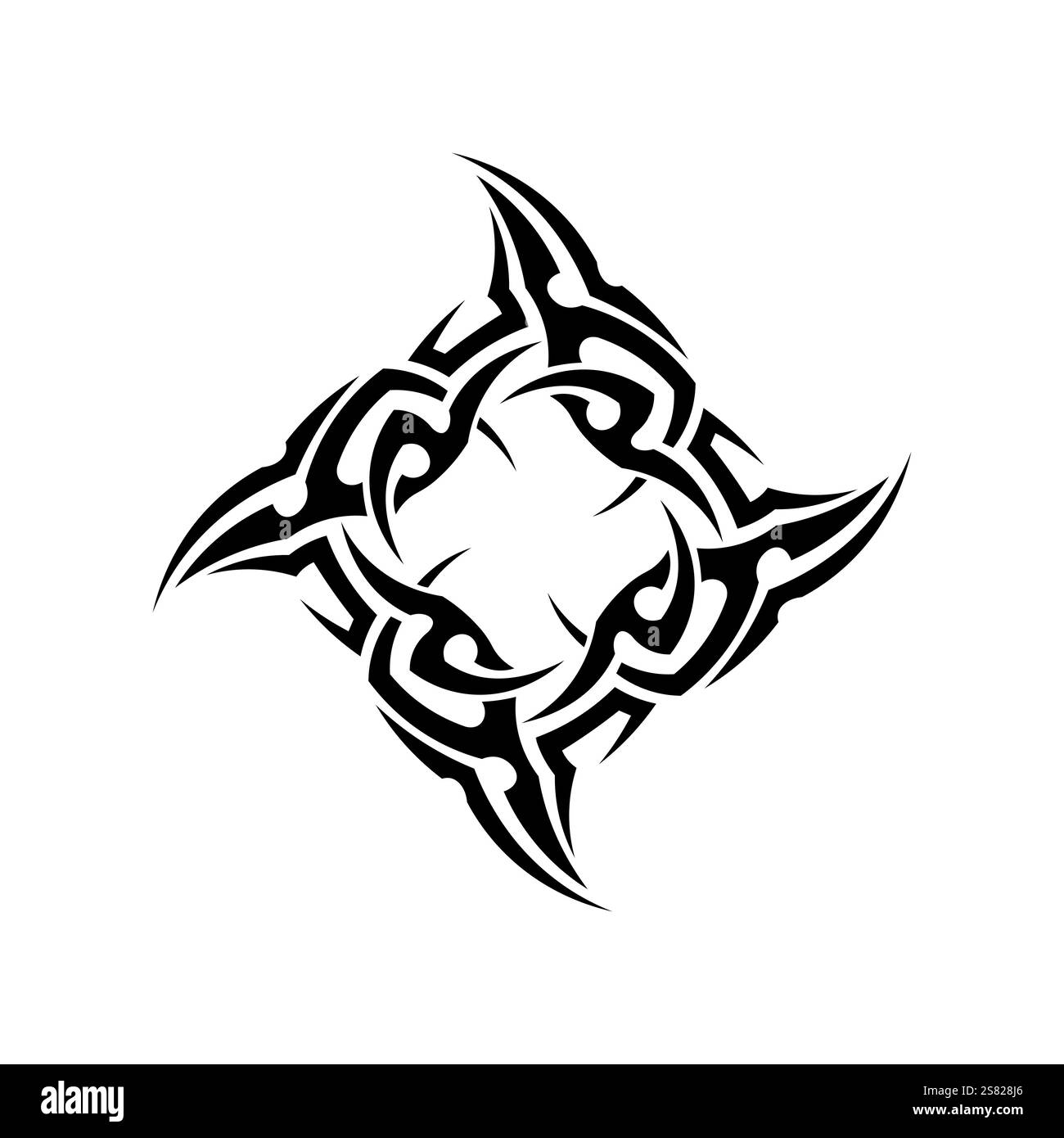 Vector design indian traditional Black and White Stock Photos & Images ...