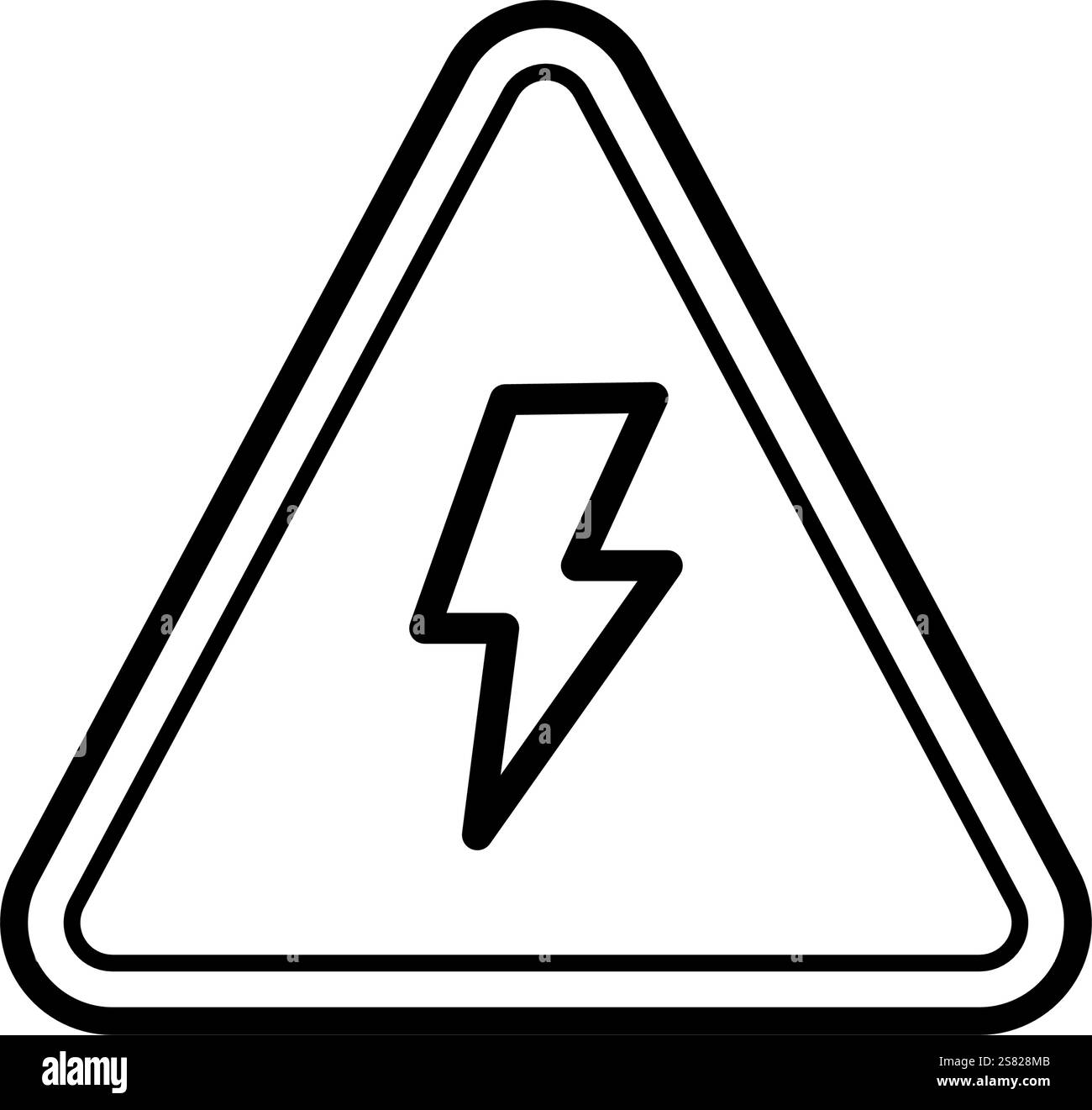 warning electrical device, electricity Stock Vector Image & Art - Alamy