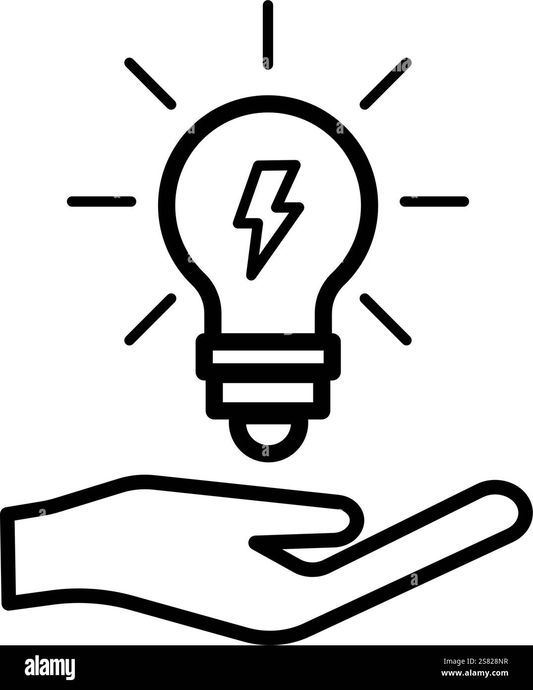 Save Energy - vector icon Stock Vector Image & Art - Alamy