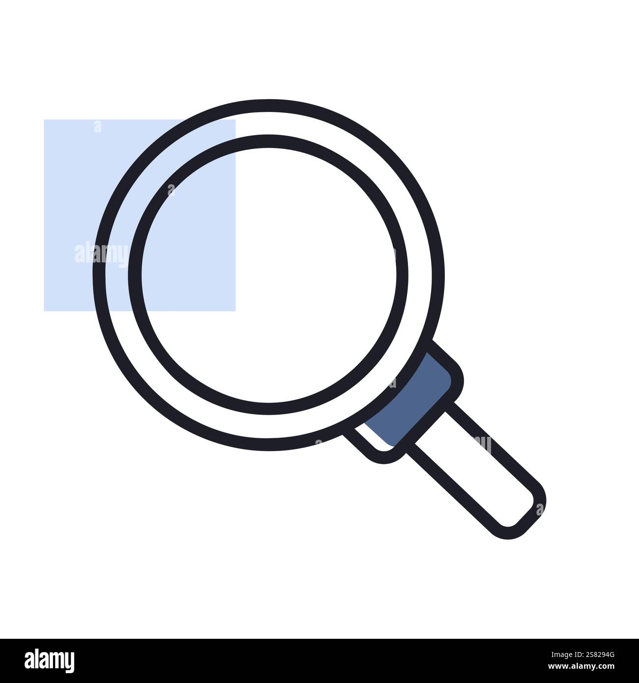 Magnifying glass vector icon. Security sign. Graph symbol for your web ...