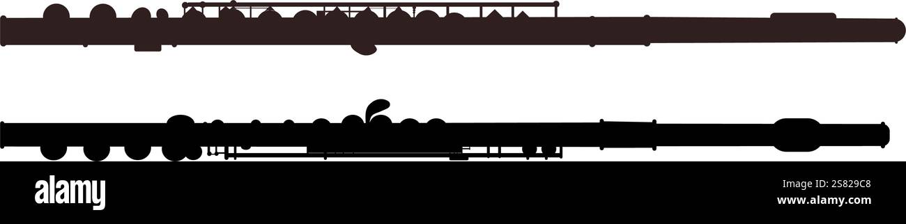 Flute collection Cut Out Stock Images & Pictures - Alamy