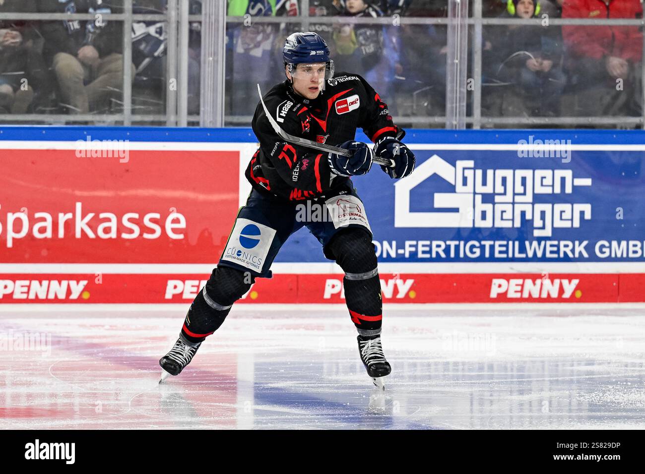 Nelson Nogier (Straubing Tigers, #77). GER, Straubing Tigers vs. Loewen ...