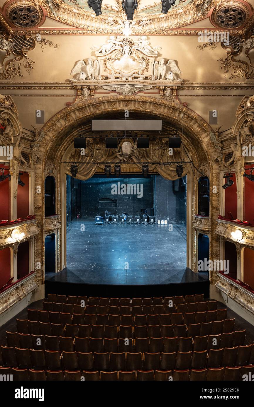Berlin, Germany. 20th Jan, 2025. View of the stage with the theater ...