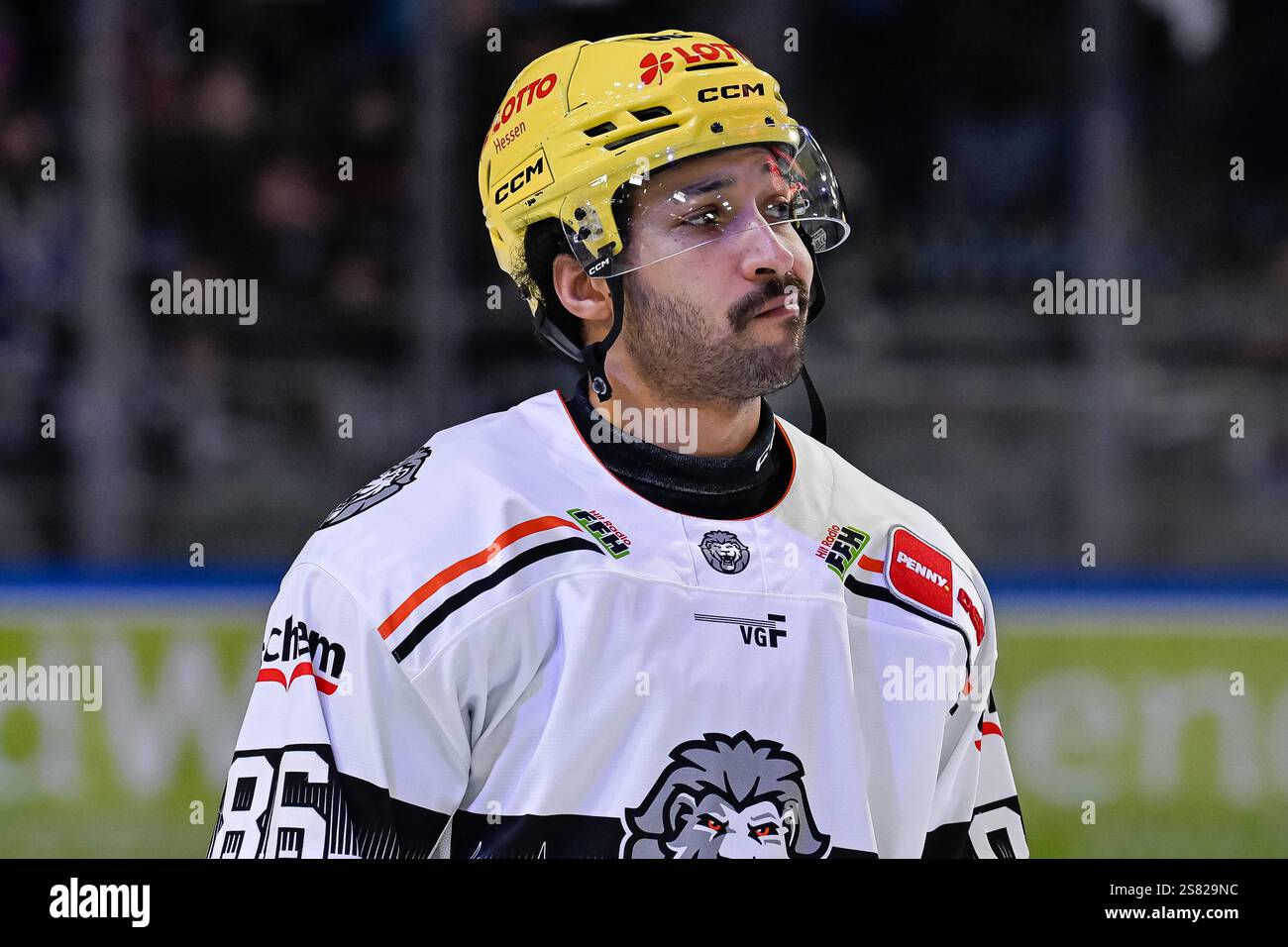 Cameron Brace (Loewen Frankfurt, #86) bei den Starting Six. GER ...