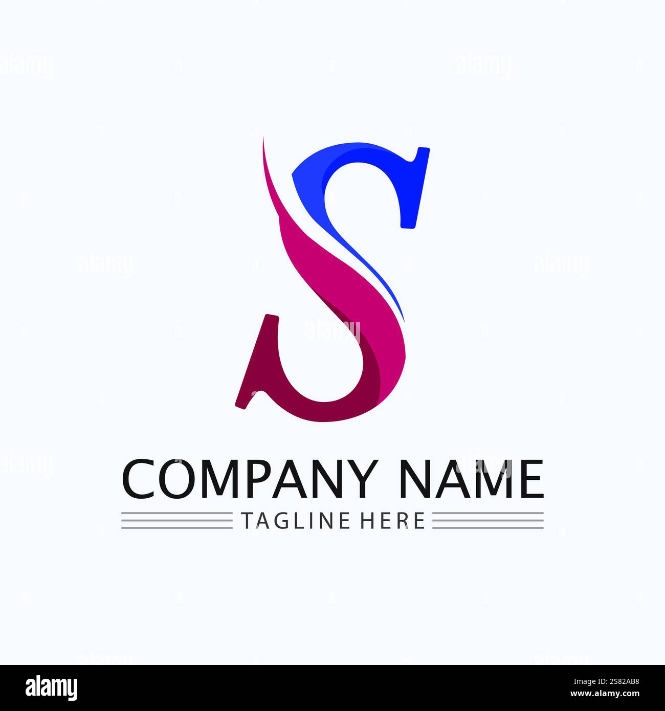 Business corporate letter logo design hi-res stock photography and ...