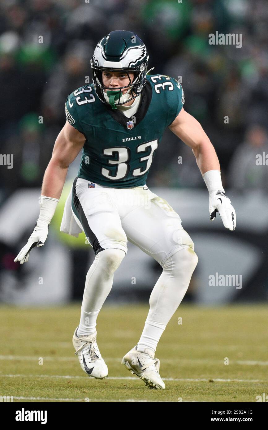 Philadelphia Eagles cornerback Cooper DeJean (33) in action during the ...