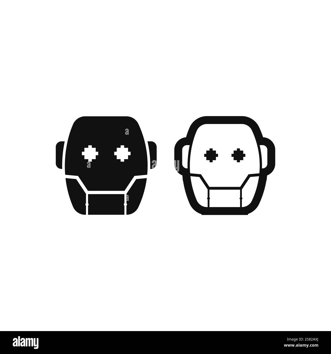 Chatbot symbol concept robot icon bot sign design Cut Out Stock Images ...