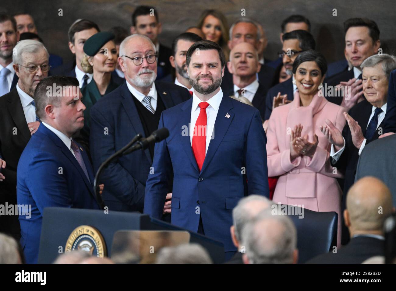 Washington, Dc, USA. 20th Jan, 2025. US Vice Preisdent-elect JD Vance ...