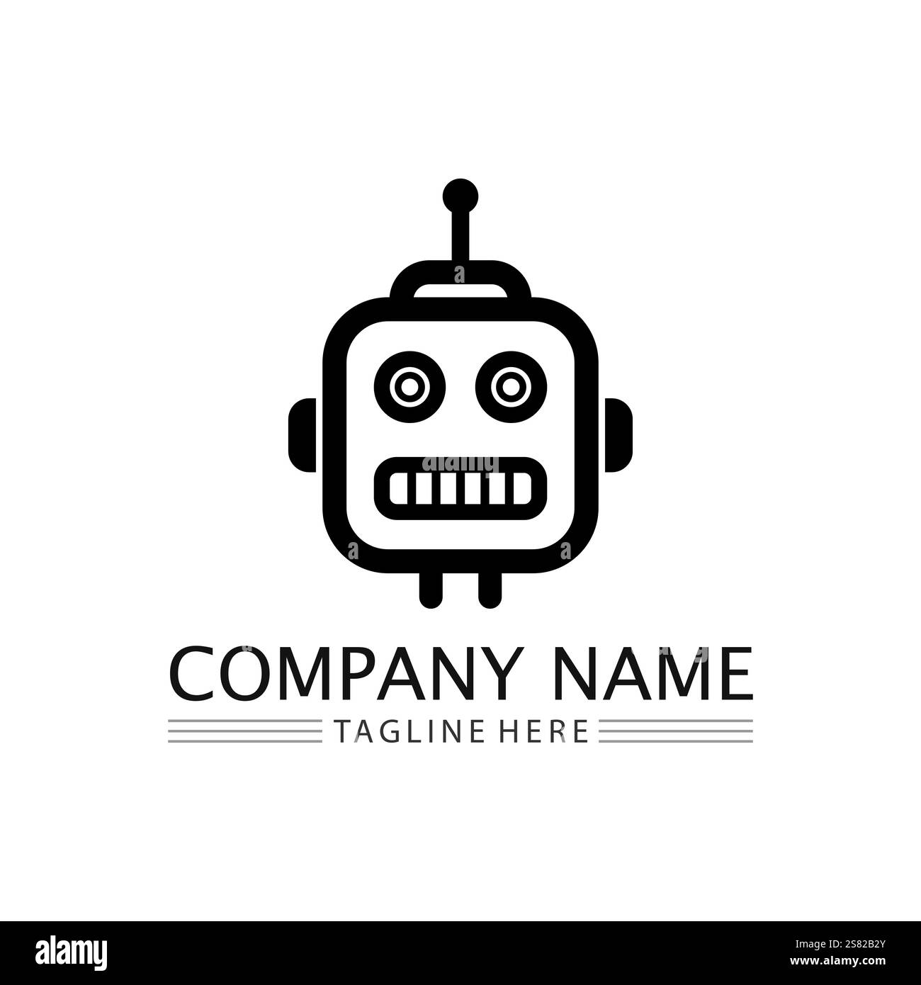 Robot icon vector illustration design Stock Vector Image & Art - Alamy