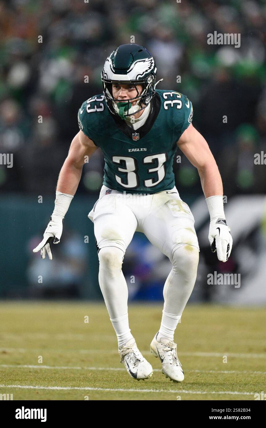 Philadelphia Eagles cornerback Cooper DeJean (33) in action during the ...