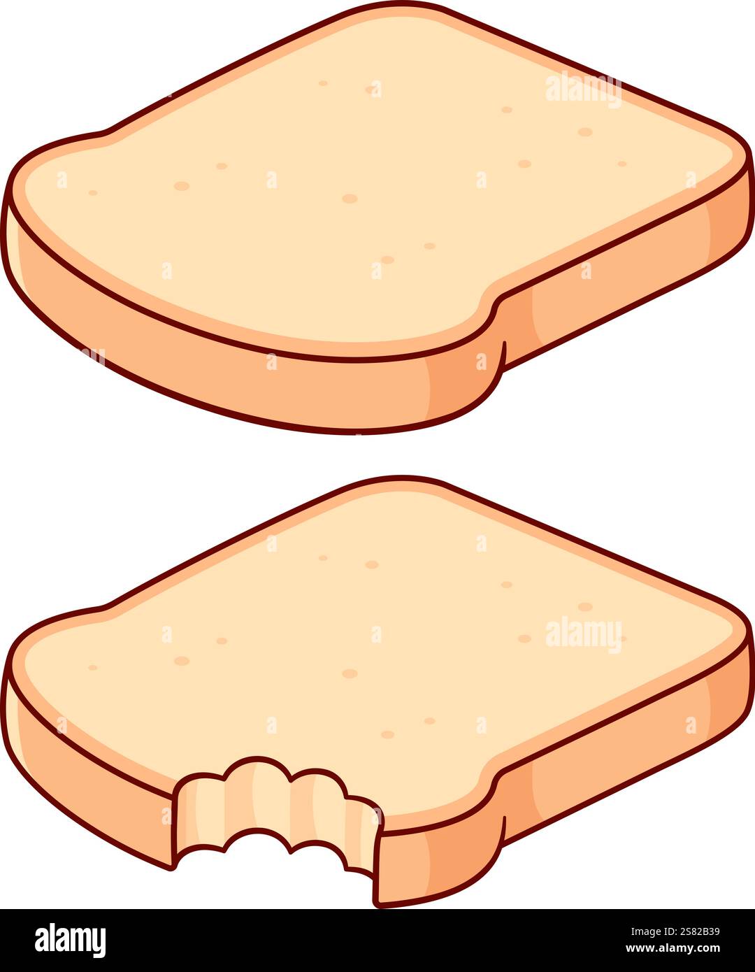 Toast Bread Clipart