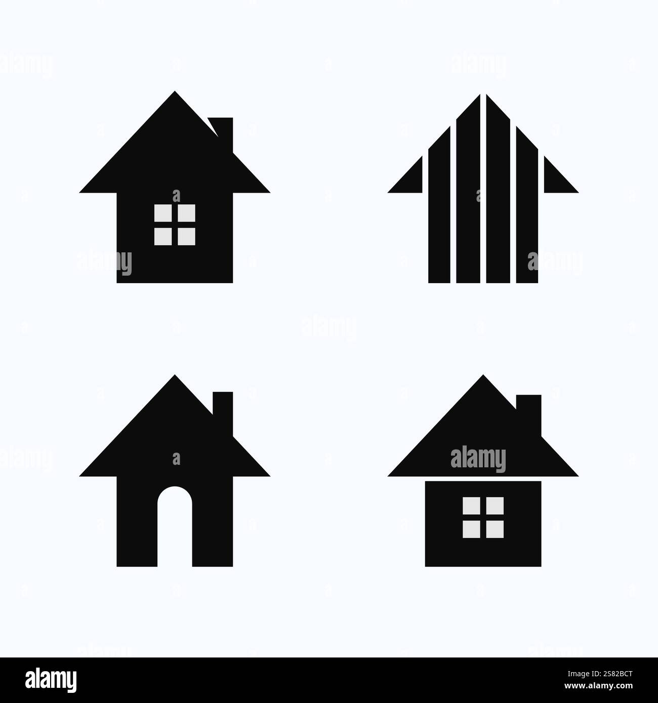 Home logo icon vector illustration design template.Home and house logo ...