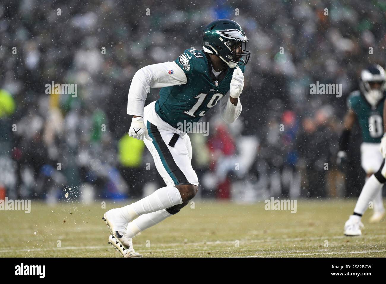 Philadelphia Eagles linebacker Josh Sweat (19) in action during the ...