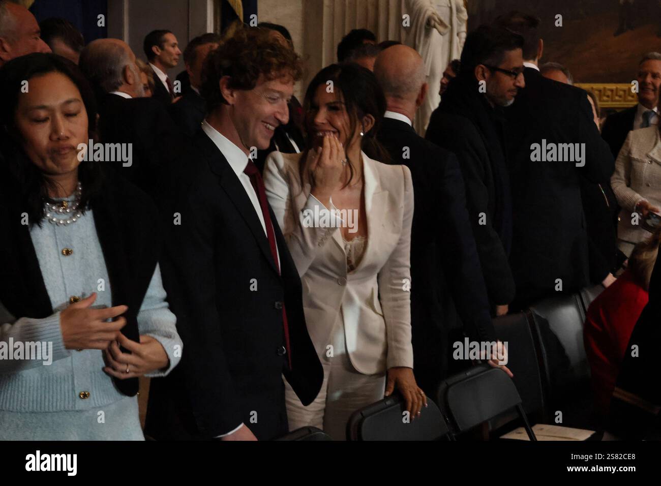 Washington, DC. 20th Jan, 2025. WASHINGTON, DC - JANUARY 20: (L-R ...