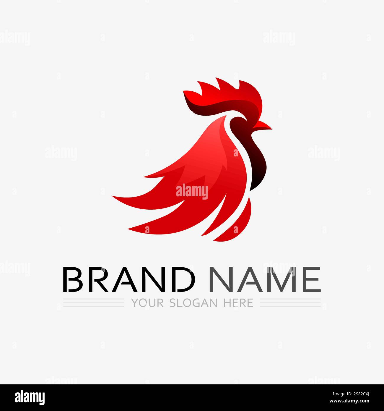 chicken logo rooster and hen logo for poultry farming animal logo ...