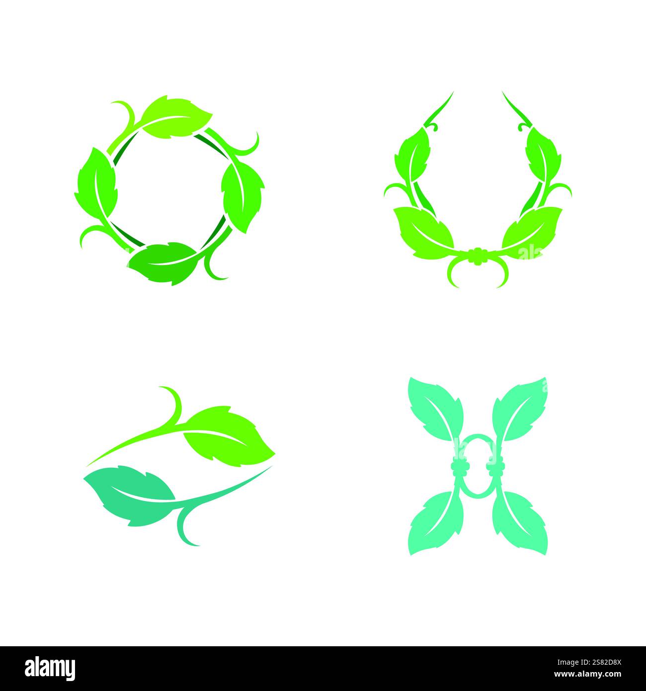 Tree logo icon vector illustration design.Vector silhouette of a tree ...