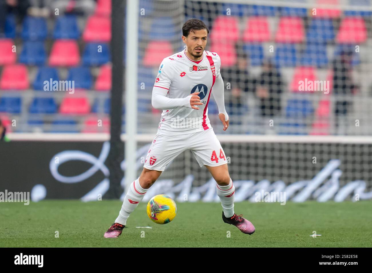 Bologna, Italy. 18th Jan, 2025. Andrea Carboni of AC Monza during the ...