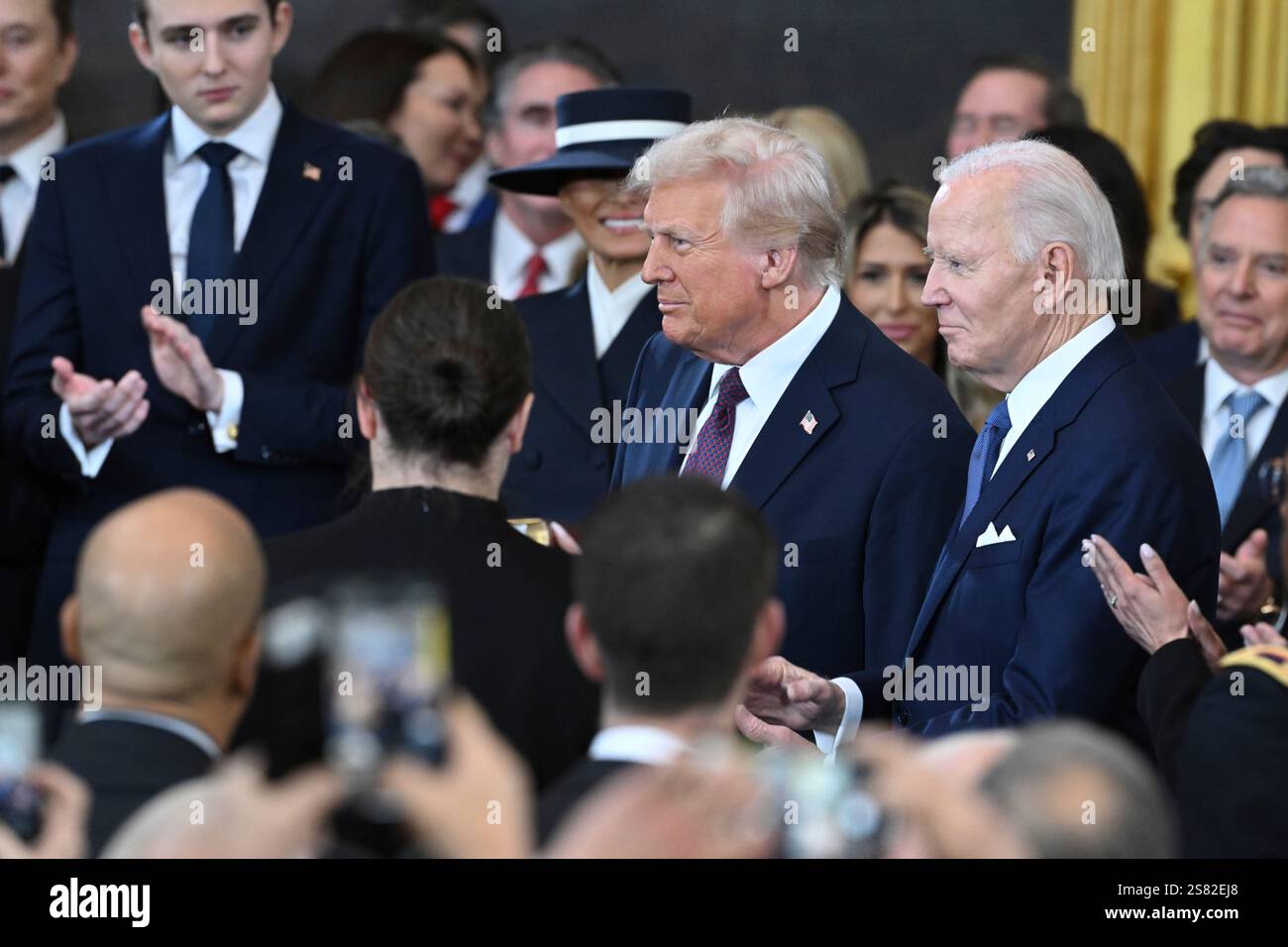 Washington, DC. 20th Jan, 2025. US President-elect Donald Trump arrives ...