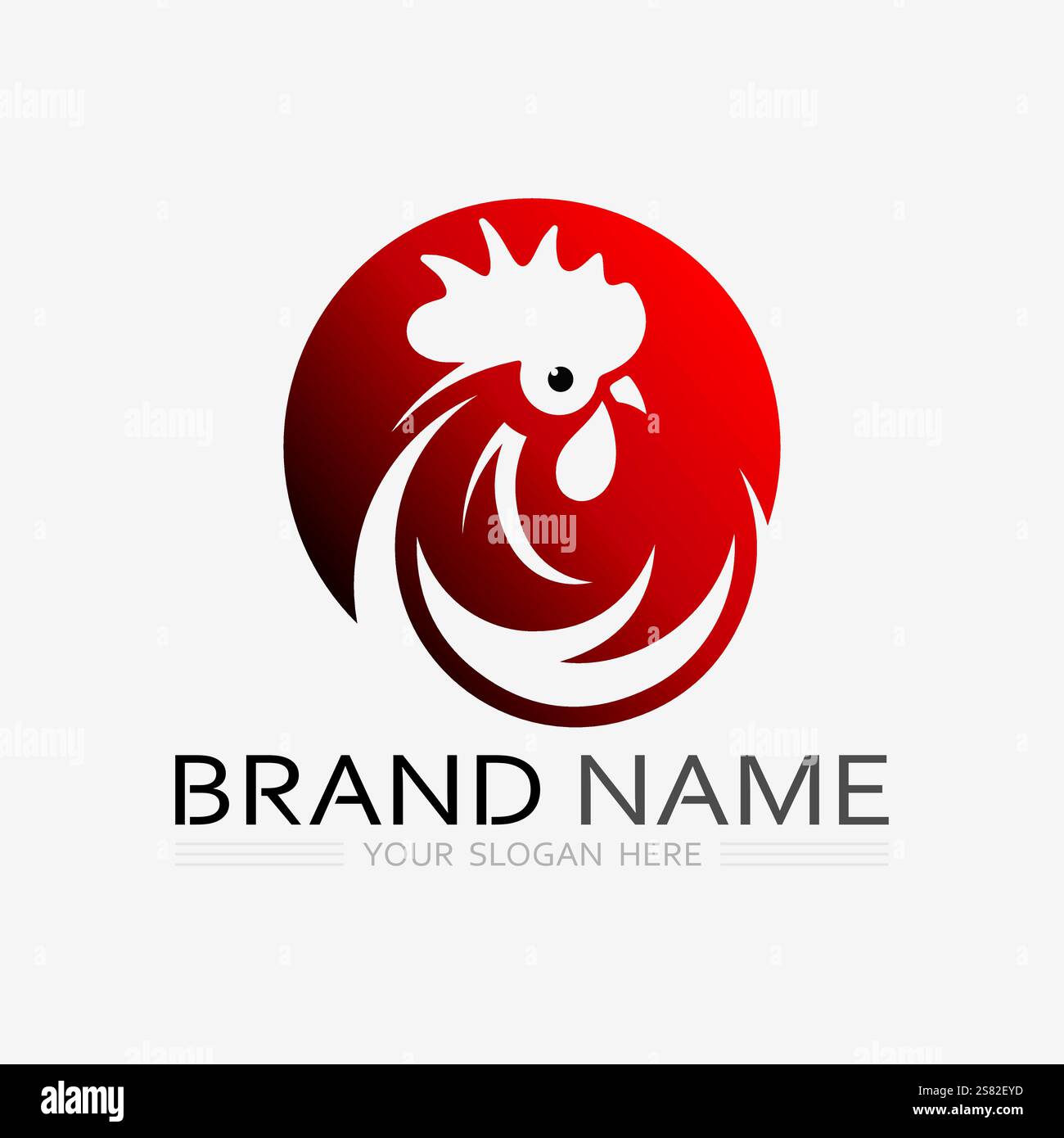 chicken logo rooster and hen logo for poultry farming animal logo ...