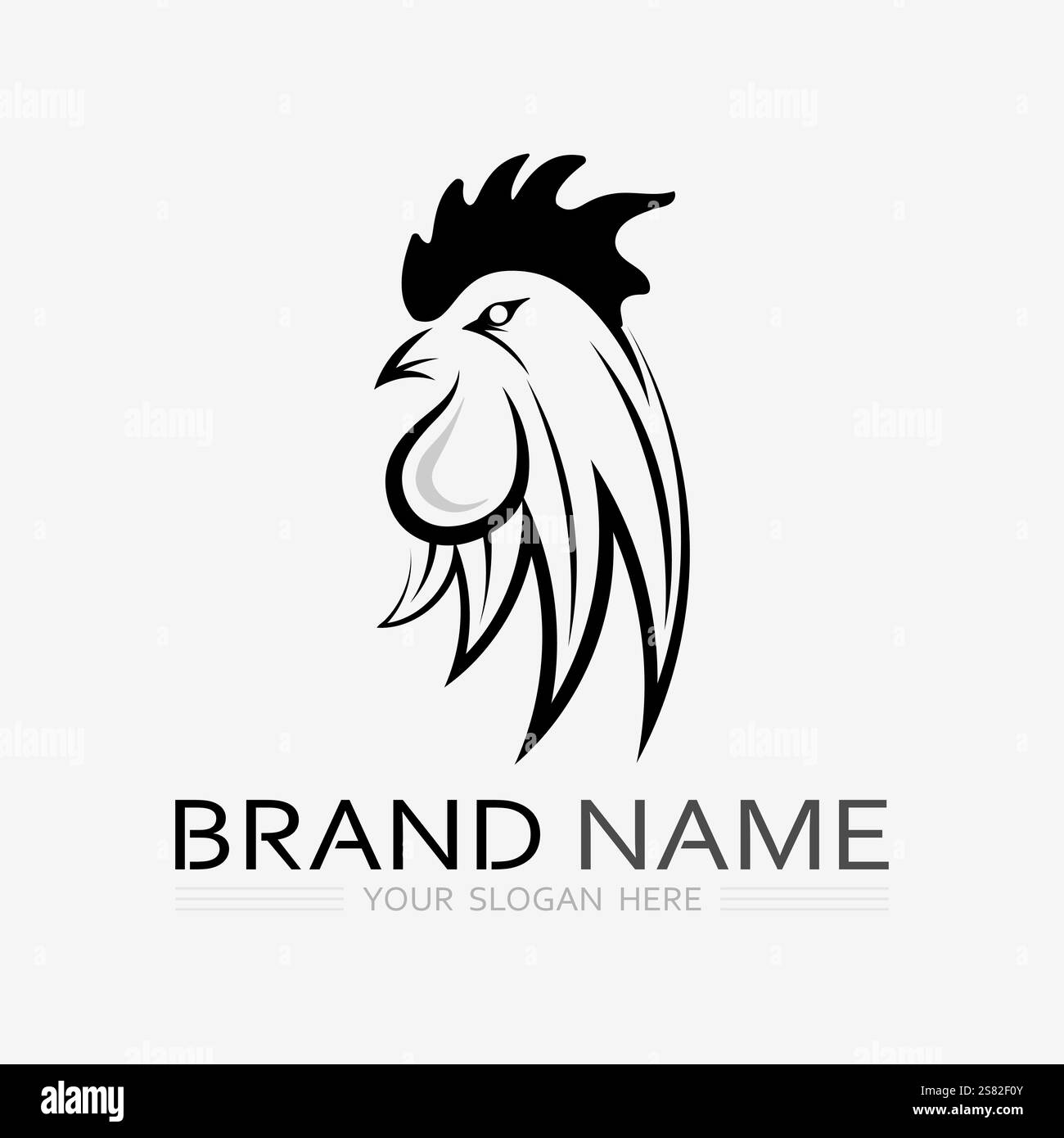 chicken logo rooster and hen logo for poultry farming animal logo ...