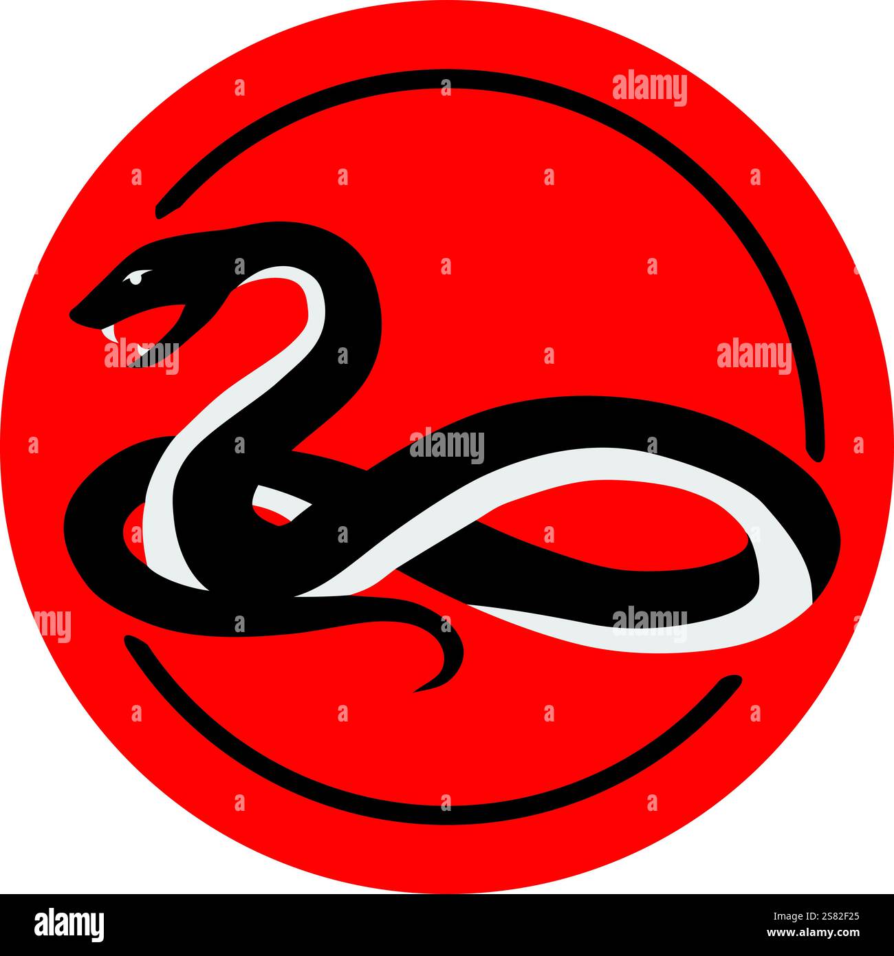 Snake Chinese Zodiac Sign Stock Vector Image & Art - Alamy