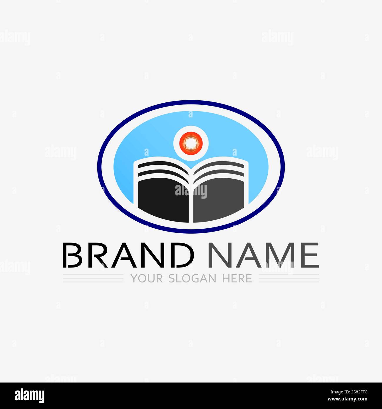 Book logo vector and illustration education icon Stock Vector Image ...