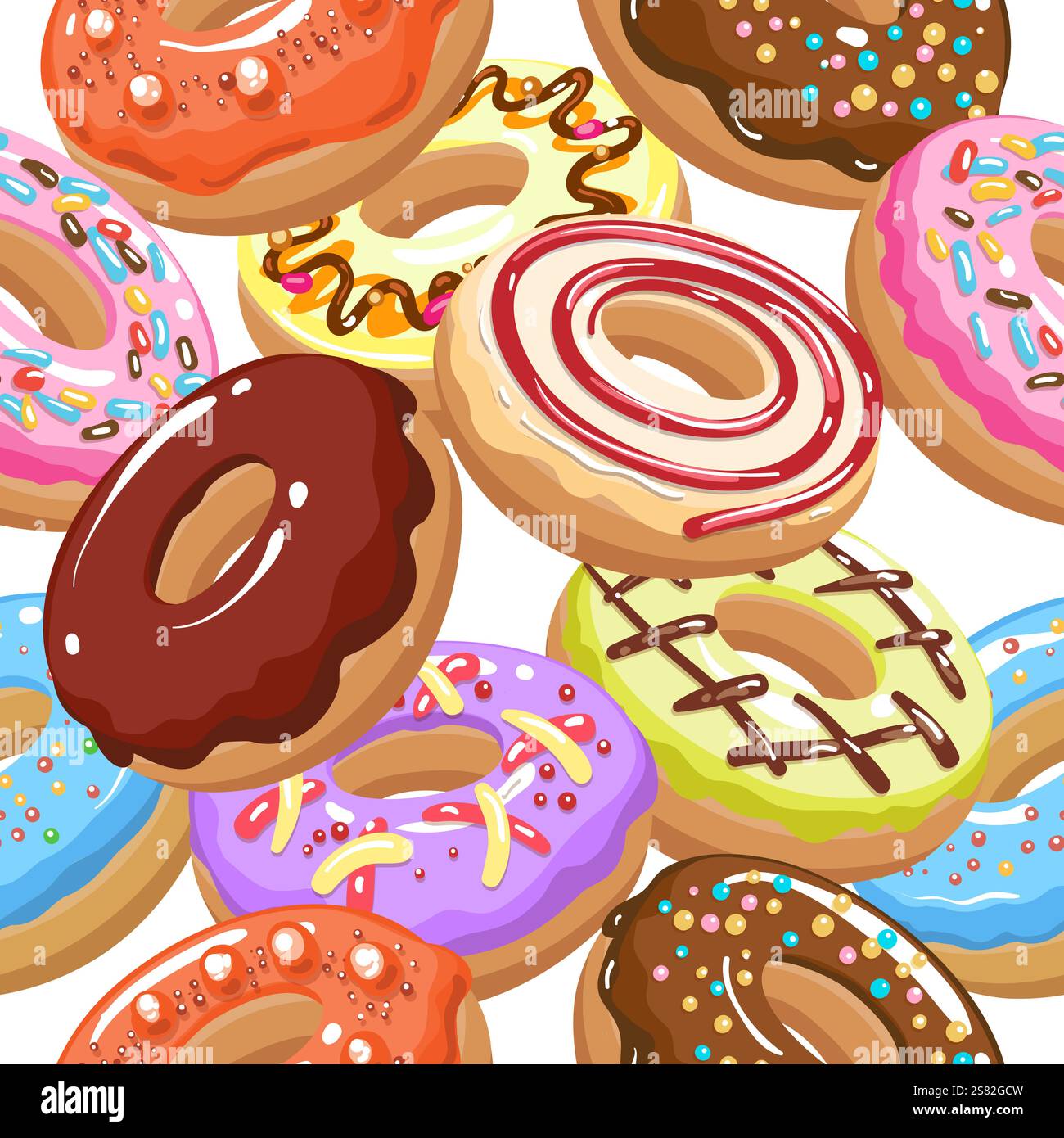 Printable donut Stock Vector Images - Alamy