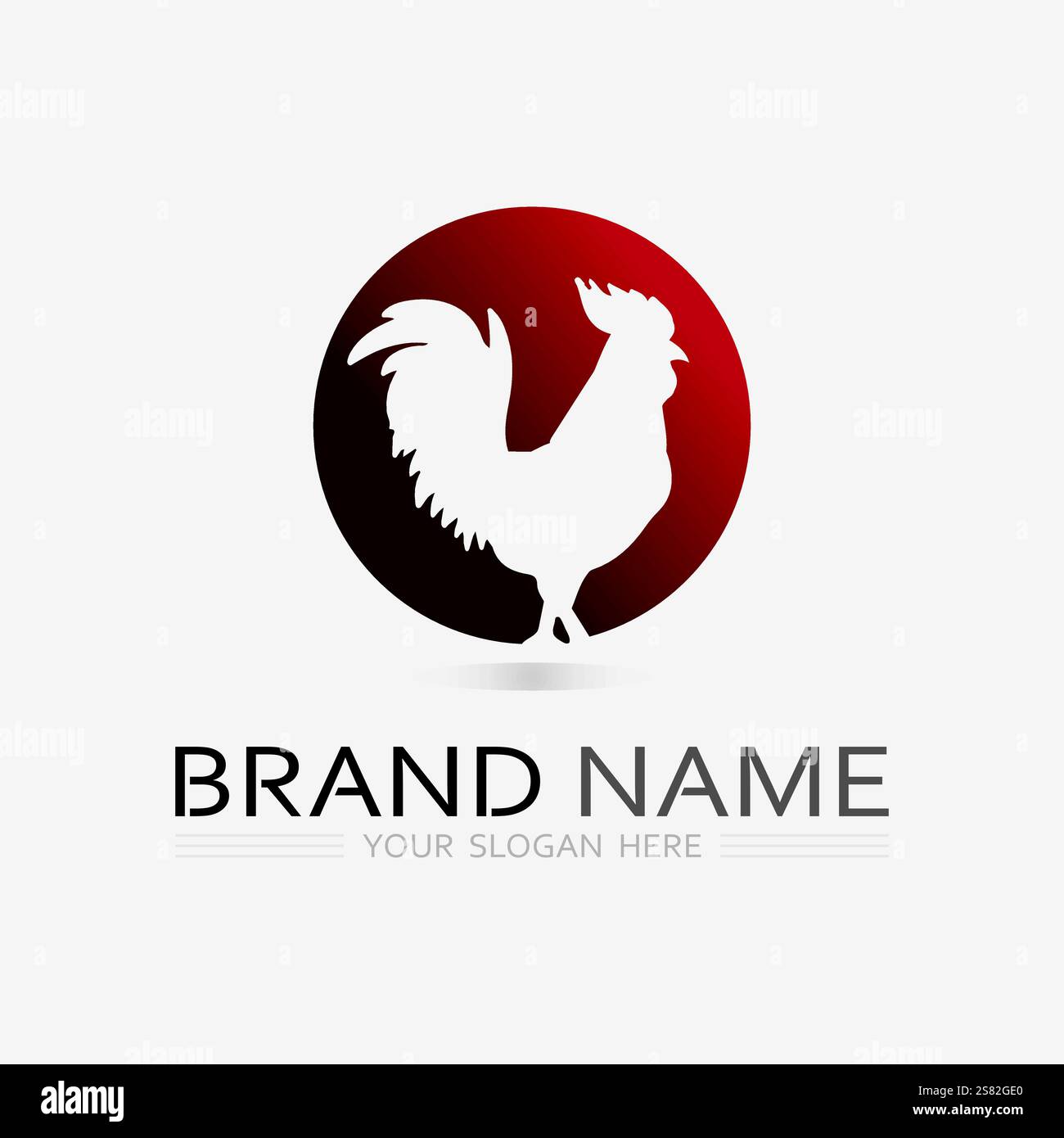 chicken logo rooster and hen logo for poultry farming animal logo ...