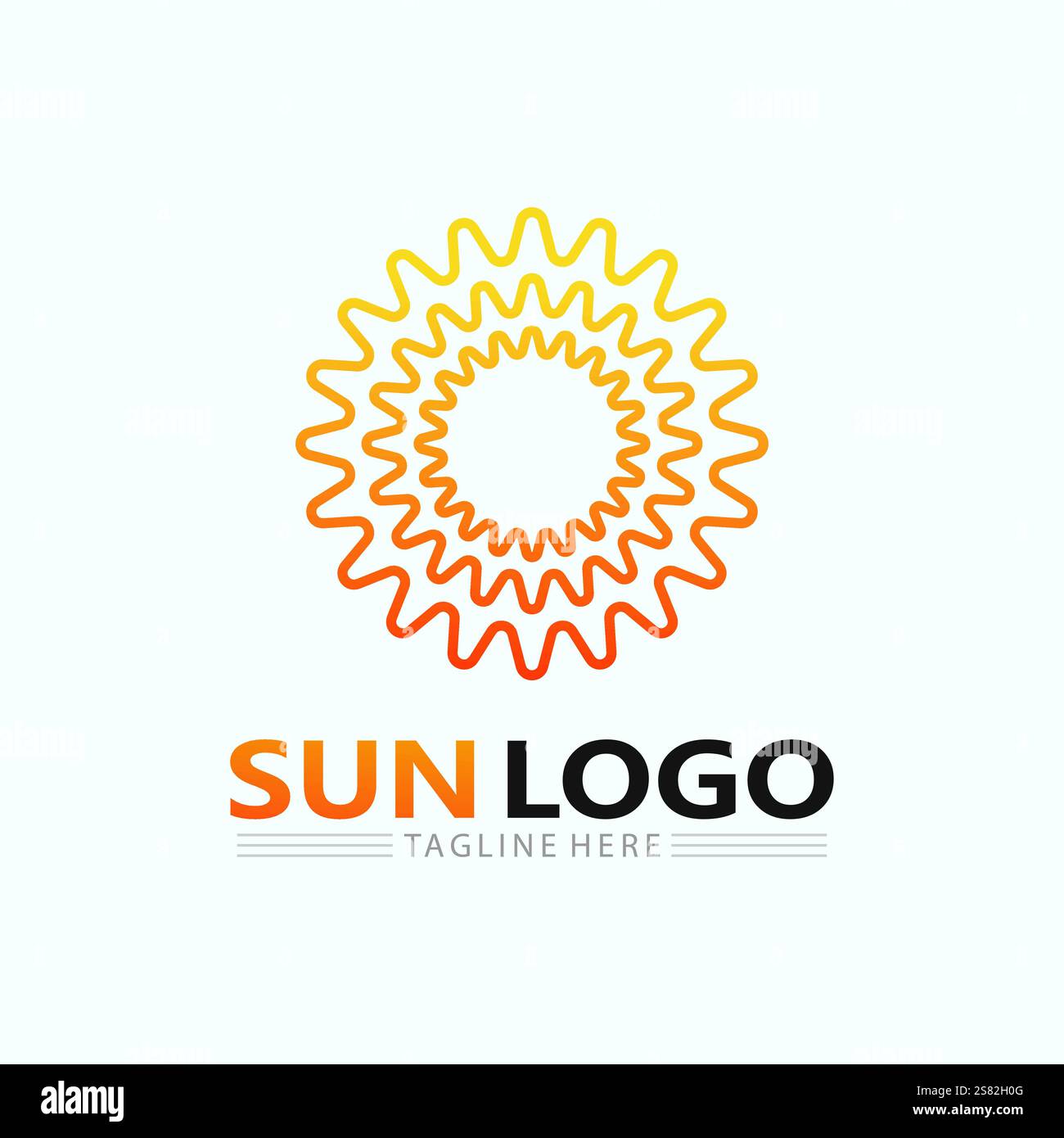 Sun Vector illustration Icon Logo Template design Stock Vector Image ...