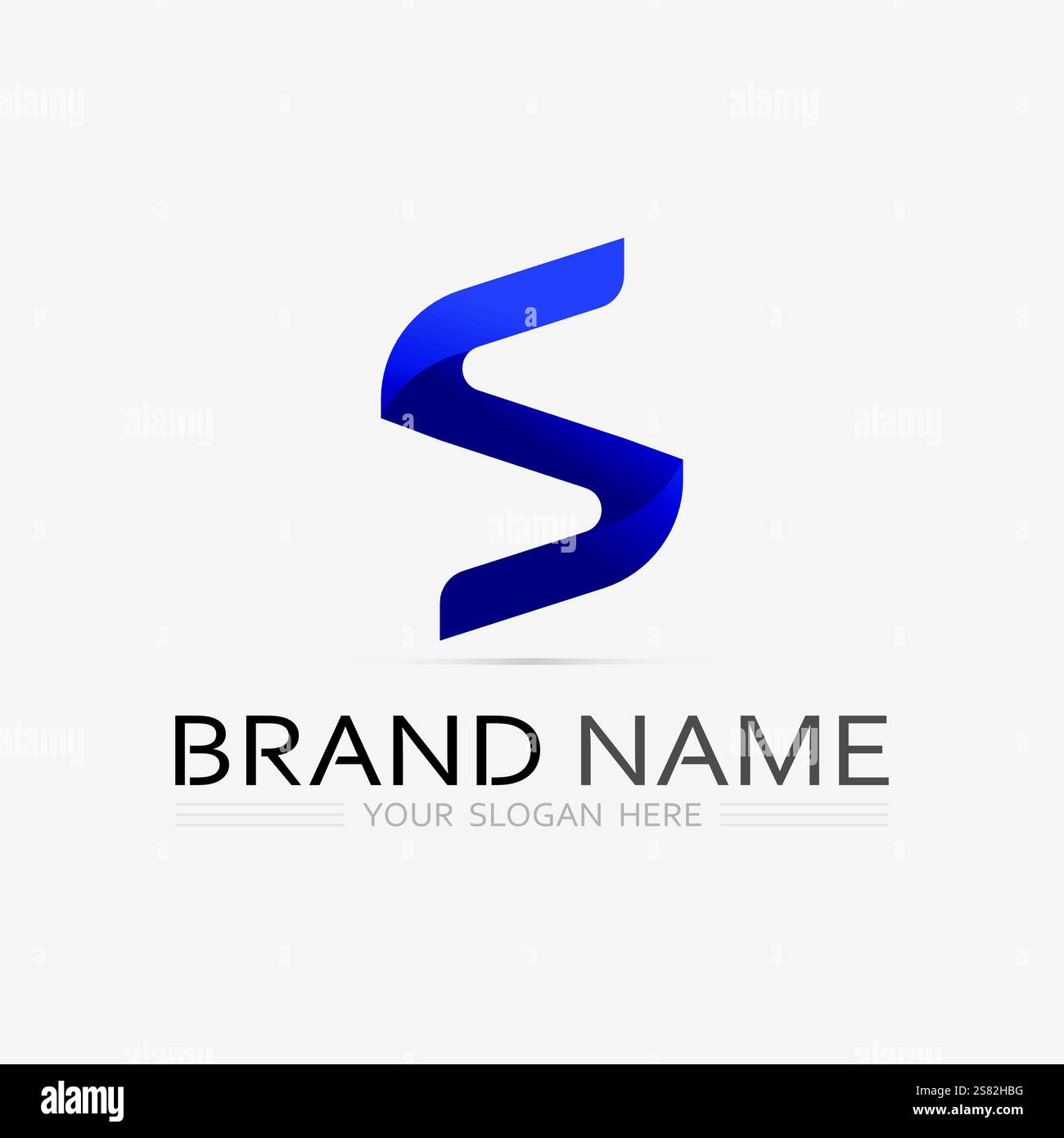 S logo font and S letter logo design vector grahic Stock Vector Image ...